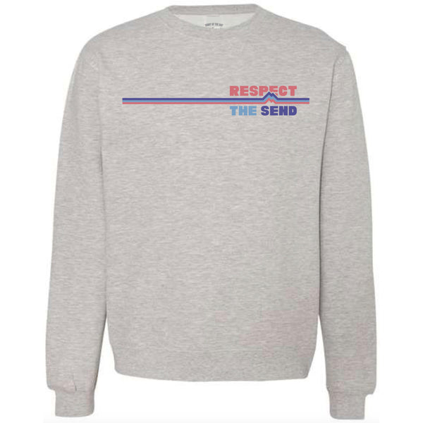 Respect the Send Peak Crew Neck Sweatshirt - Jerry of the Day